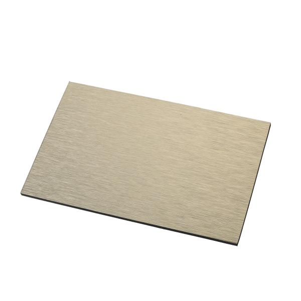 Quality 1220mm Width Brushed Aluminum Composite Panel UV Resistant for sale