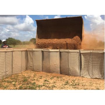 Heavy Galvanized Coated Military Hesco Bastion Barriers System Defensive Hesco