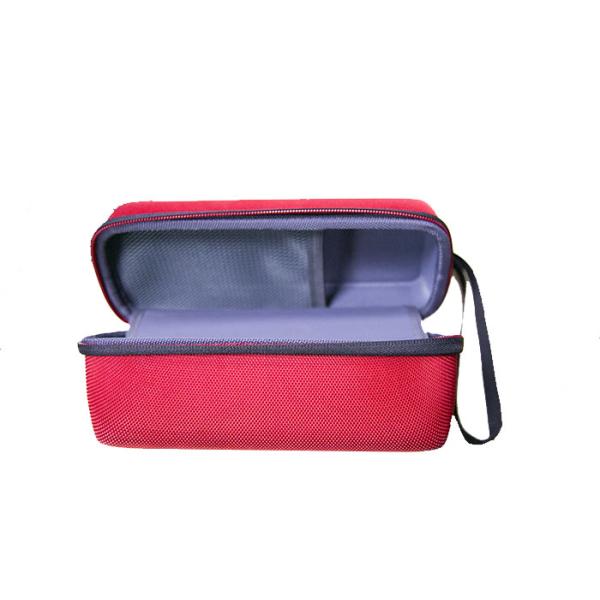 Quality Red Color Mini Speaker Case 25*10*16 CM , Hard Eva Case Semi Waterproof for sale