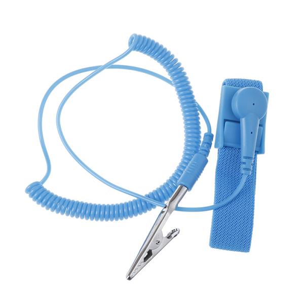 Quality ESD Discharge Wrist Strap Grounding Prevent Static Shock With Clip for sale