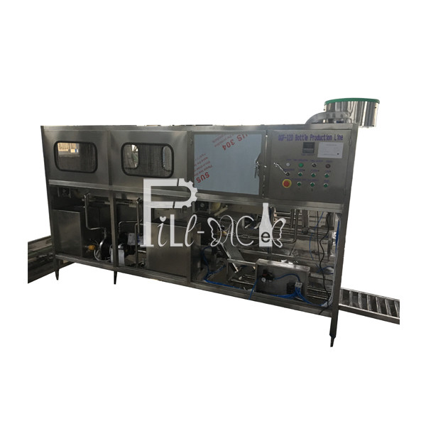 Quality 20 Litre Single Row 120 BPH Gallon Filling Line for sale