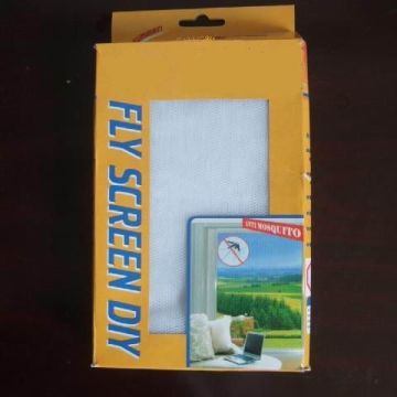 Quality DIY Polyester Mosquito Net Kit With Velcro Hook Fastner Fly Screen for sale