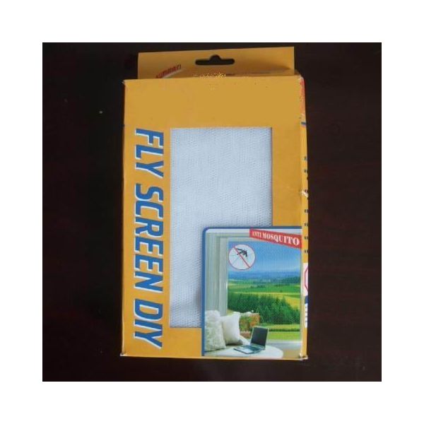 Quality DIY Polyester Mosquito Net Kit With Velcro Hook Fastner Fly Screen for sale