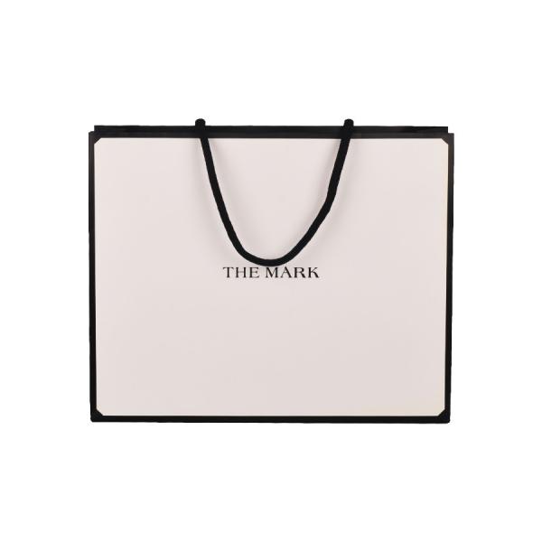 Quality Reusable Paper Packaging Bags 190gsm Artpaper SBS Paper Material for sale