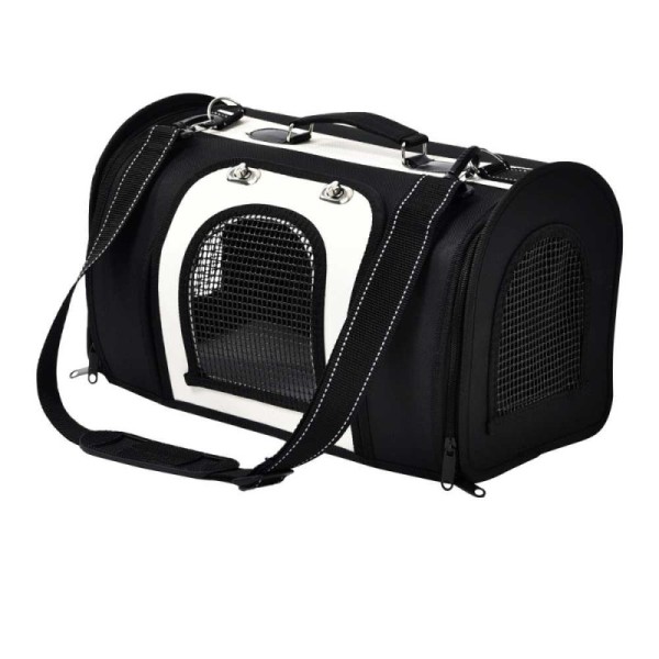Quality Black Color Pet Carrier Tote , Dog Carry Case Durable OEM / ODM Available for sale