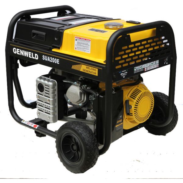 Quality Civil Purpose Small Engine Driven Welder SUA200E 200A Gasoline MMA Welding for sale