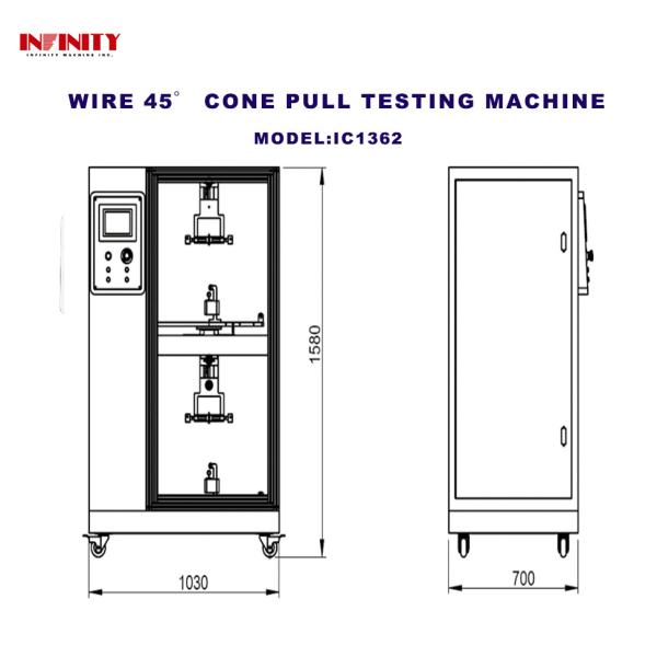 Quality Factory Wire Pull Tester Electricity KICK Tensile Yank Test Station High for sale