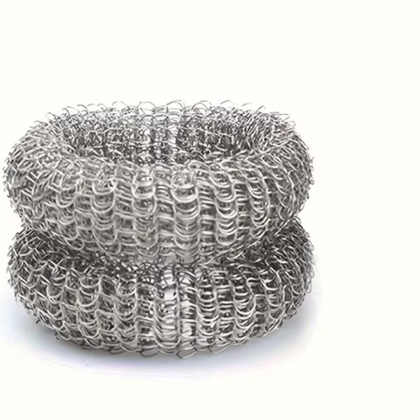 Quality Stainless Steel Knitted Wire Mesh Reusable Limescale Remover Ring for sale