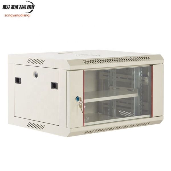 Quality 4U Wall Mount Cabinet for Network Static Loading 60 kg Server Rack Easy Installation for sale