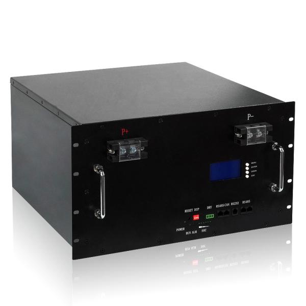 Quality 48V 100Ah 200Ah Lithium Battery 51.2V Telecom LiFePO4 Battery for sale
