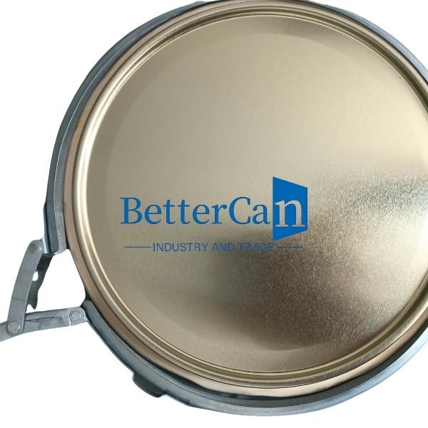 Quality 5gallon Pail Tin Accessories Metal Lock Ring Lid For 20liter Tin Can Pail Components for sale