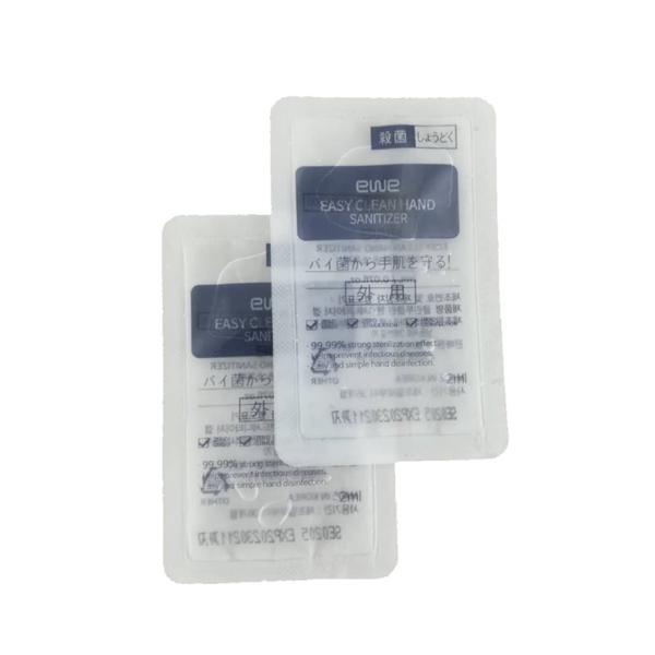 Quality 2ml 3ml 5ml Liquid Sachet Packaging Disposable 75% Alcohol Gel Packaging Sachet for sale