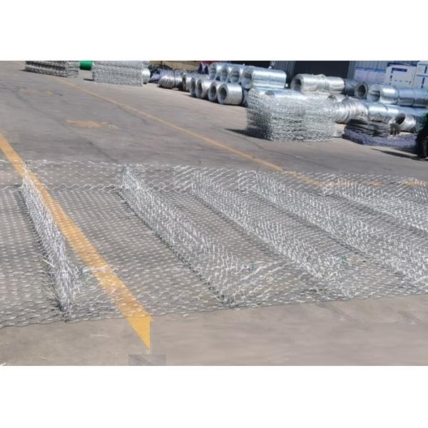 Quality PVC Coated Galfan Gabion Baskets Heavy Galvanized Rock Mattress for sale