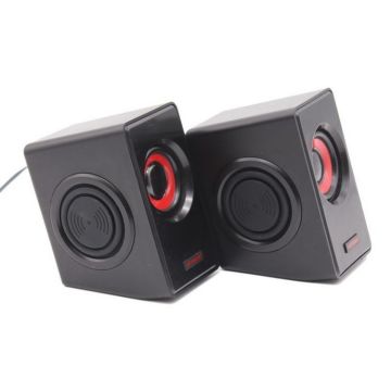 Quality 100HZ-18KHZ Desktop Digital Multimedia Speaker 2.0 Powered By USB Loudspeaker 3 for sale