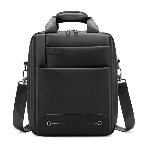Quality A4 Document Men'S Business Briefcase Bag Scratch Resistant 27cm Length for sale