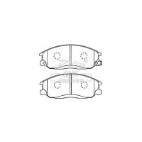 China Hyundai Santa Fe,Ceramic Brake Pad,D864,58101-26A00,F factory