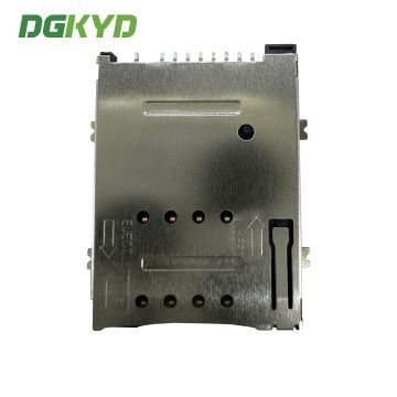 Quality SIM Card Holder PUSH 8P+1P Pillarless Telephone Card Holder TF SIM CONNECTOR for sale