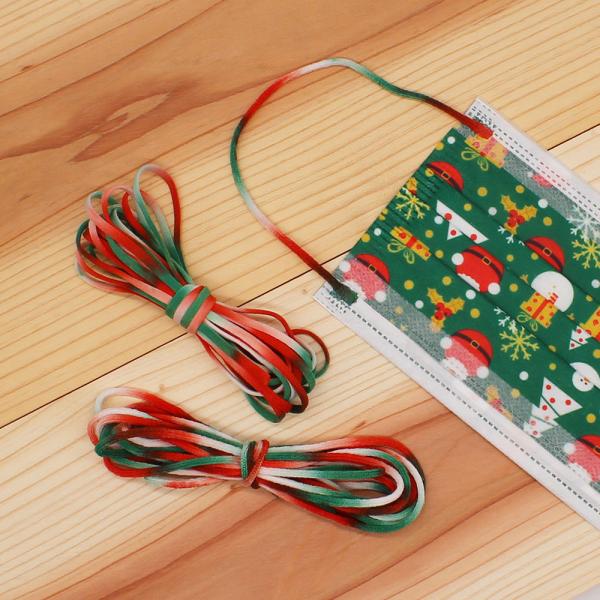 Quality Colorful 3mm 4mm Round Elastic Cord For Medical Mask for sale