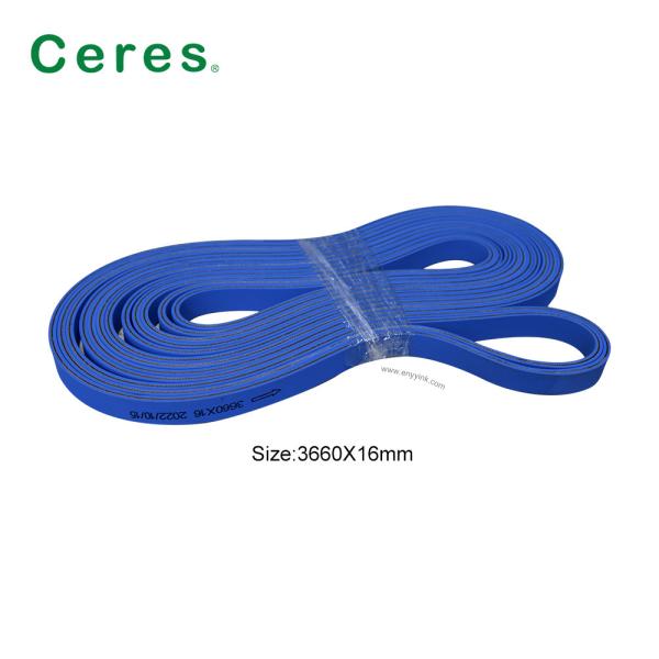 Quality Rubber Printing Machine Spare Parts Folder Gluer Belts Anti Static for sale