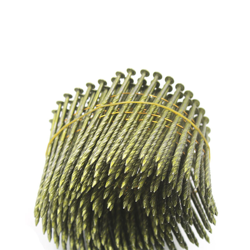 2.5*75mm 16 Degree Galvanized Wire Welded Coil Screw Nails