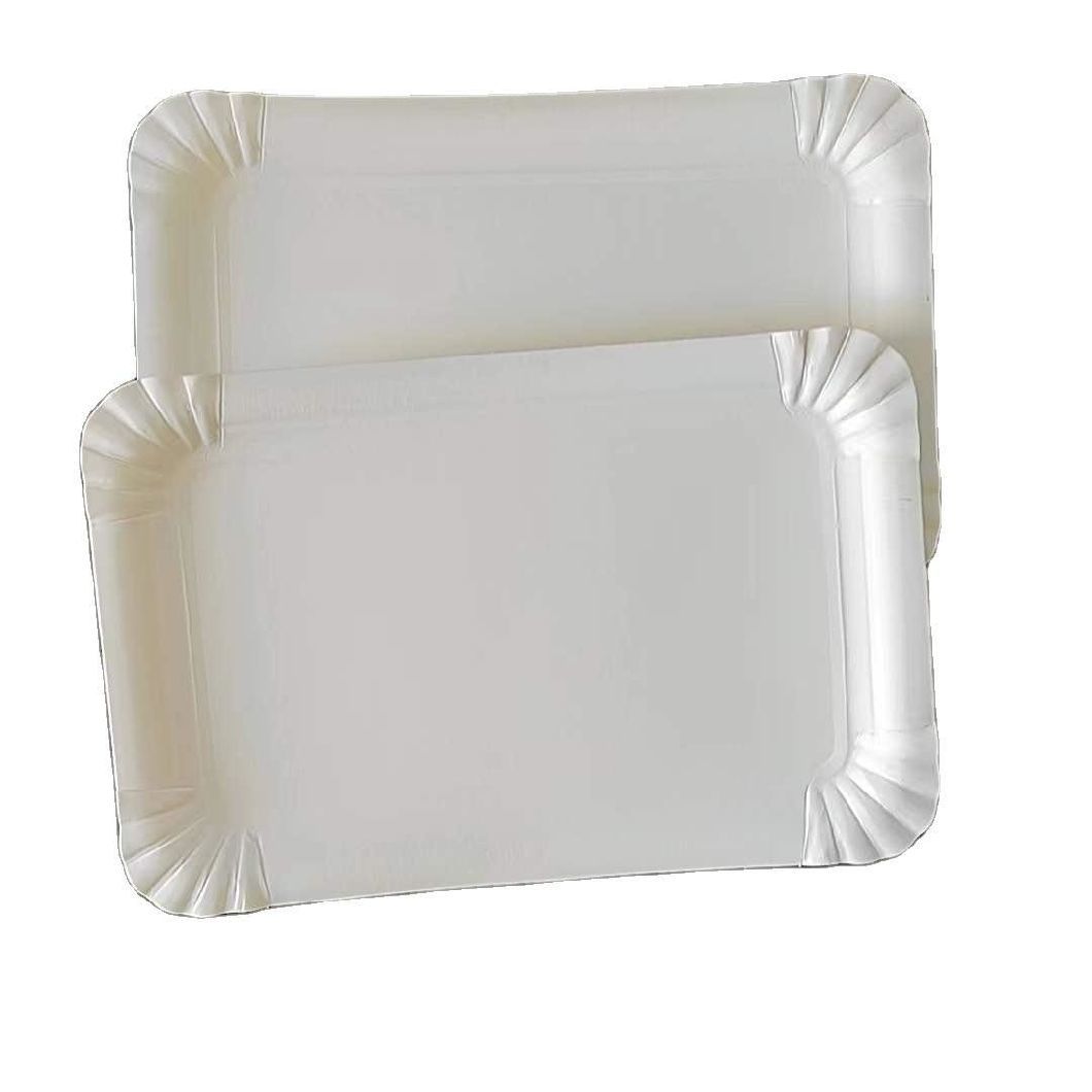 Disposable Paper Plates Household Paper Plates Vegetable Plates Chinese Style Paper Plates