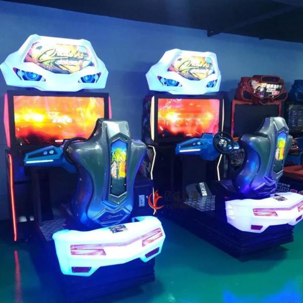 Quality 42LCD Dynamic Car Racing Game Machine Immersive With Humanity Design for sale