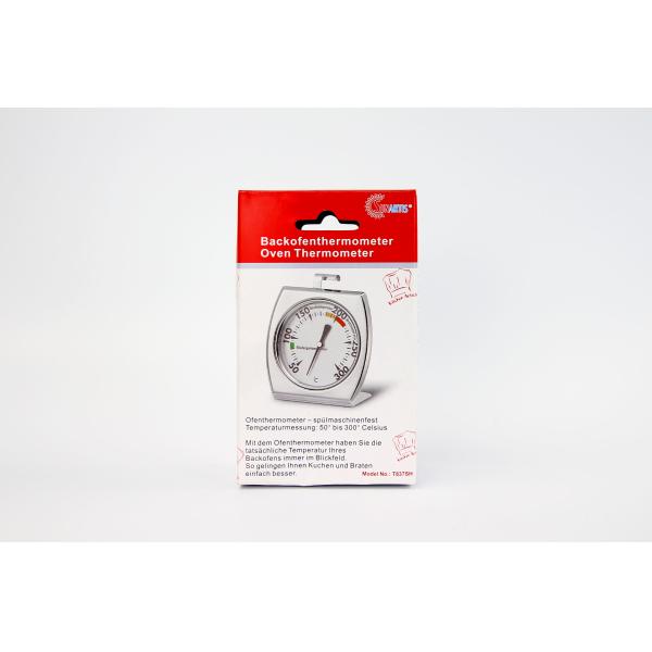 Quality 2.7" Dial Type Bimetal Oven Thermometer Food Grade Materials C And F Baking for sale