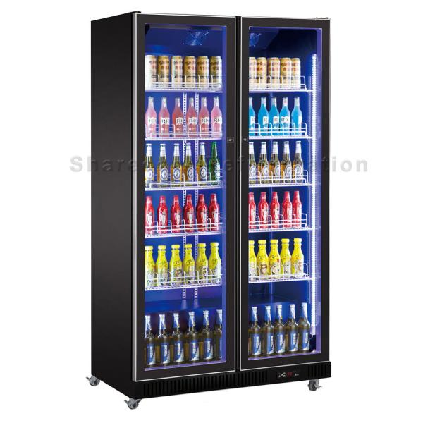 Quality Sharecool Commercial Upright Fridge 1100x600x1980mm Beverage Display Cooler for sale