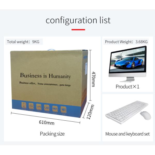 Quality 1500CD/Square Meter 21.5inch I5 Desktop Computer With Keyboard Mouse for sale