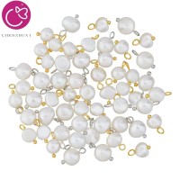 Quality Stainless Steel Charm Pearls Pendant Pearl Charm Bracelet Necklace Earrings for sale