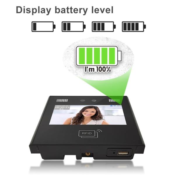 Quality WiFi Facial Recognition Time Attendance Access Control With Built In Battery for sale