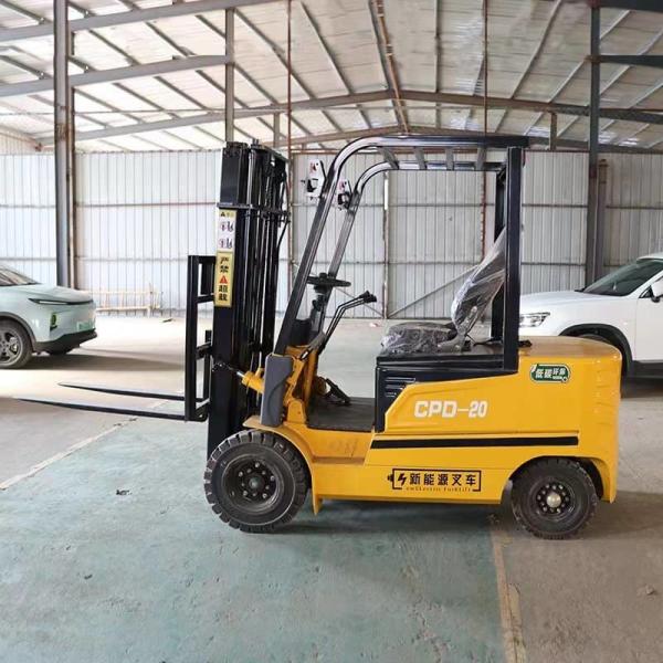 Quality Electric 2 Ton Forklift With 3-6m Lift Height Solid Tires AC Controller Eco for sale