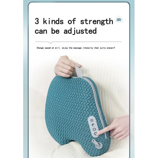 Quality 2000mAh Battery Capacity Neck and Body Shiatsu Massage Pillow with Heat Function for sale