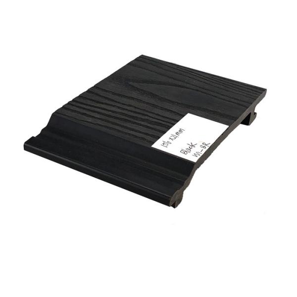 Quality FSC Wood Plastic Composite Cladding 158X21.5mm Exterior WPC Wall Panel Black for sale