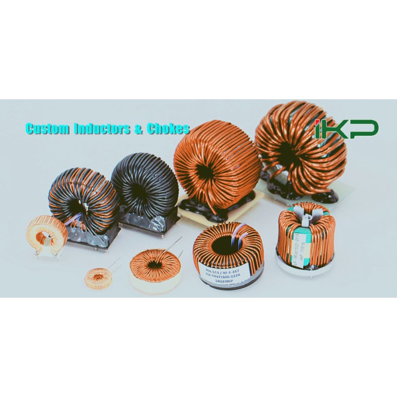 IKP Designed 47uH Fixed Vertical Sendust Core Differential Mode Power Choke Coils supplier