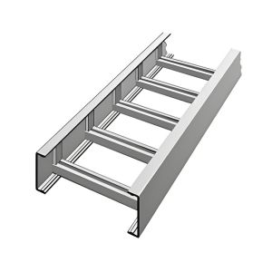 Quality High Load Capacity Ladder Type Cable Tray With Galvanized Finish High Flexibilit for sale