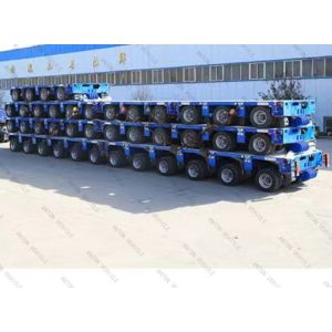 Quality 80-120 Ton Multi Axles Hydraulic Platform Modular Heavy Duty Load Semi Trailer for sale