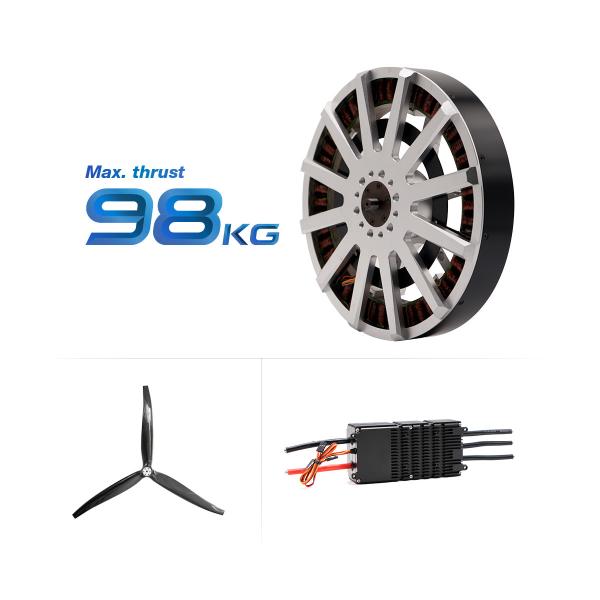 Quality 23850 Brushless Motor 98KG Thrust for Heavy Lift Drones and Paragliders for sale