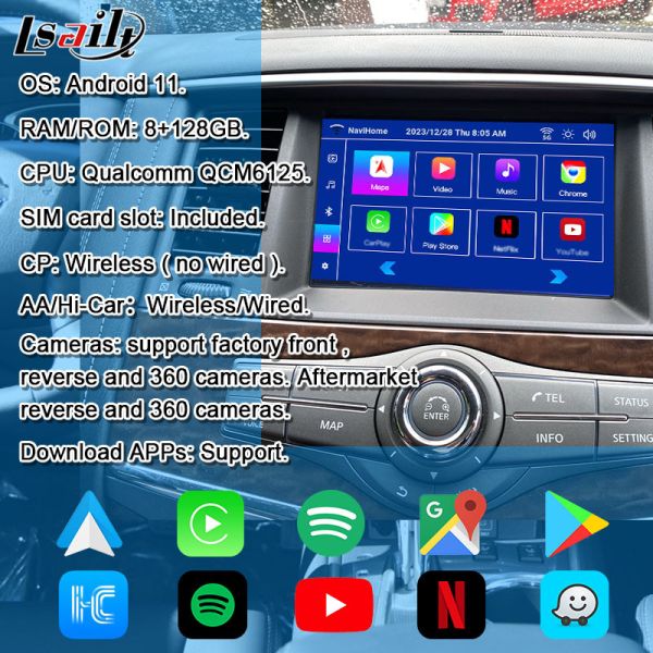 Quality Lsailt 8G Android Multimedia Interface for Nissan Patrol 2020-2023 Android for sale