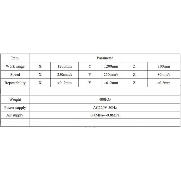 Quality Teach Pendant Touch Screen Automatic Spray Glue Machine for Solid Glue 50 KG for sale