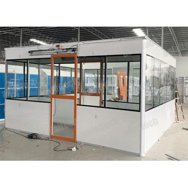 Quality 400LUX 0.45m/S Sandwich Panel Clean Room , 30kw Modular ISO 7 Cleanroom for sale