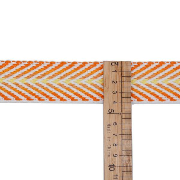 Quality Multi Color Cotton Jacquard 4cm Cotton Webbing Tape for sale