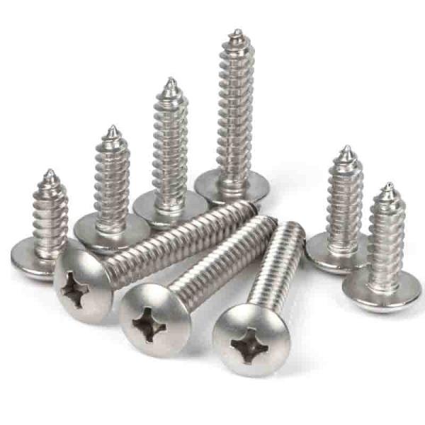 Quality Stainless Steel Right Hand Self Tapping Screws Zinc Plated Finish for sale