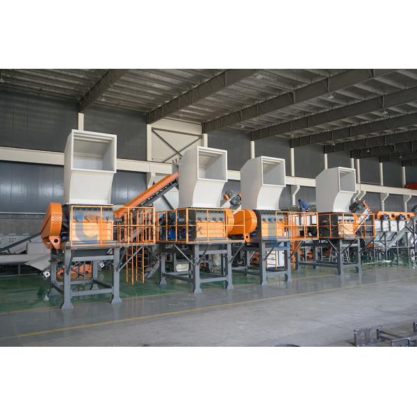 Quality 3000kg/H Recycled Waste Plastic Granules Broken Plastic Crushing Machine for sale