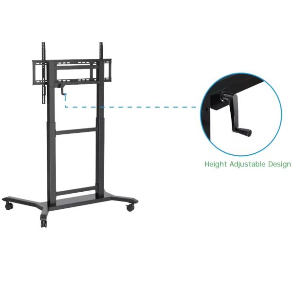 Quality Adjustable 42"-86" Trolley Multi Mobile TV Cart for sale