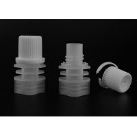 Quality 8.6mm White Anti Theft Plastic Spout Covers Top On Puree Juice Pouch Bag for sale