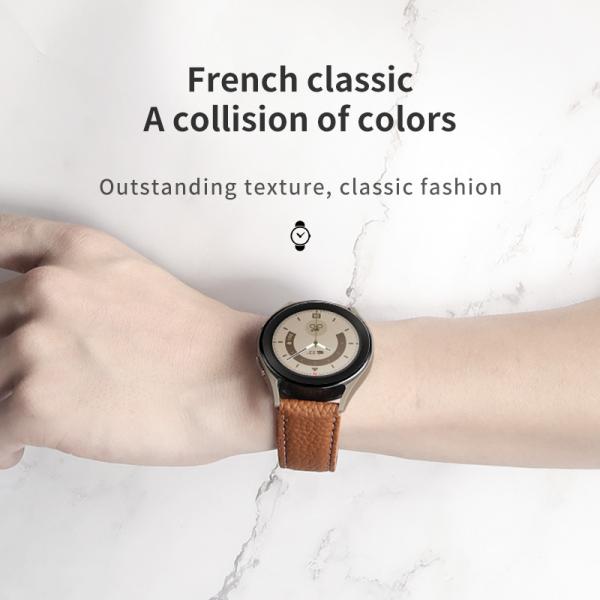 Quality 9 Colors Metal Folding Magnetic Buckle Watch Strap for Samsung Watch Series for sale
