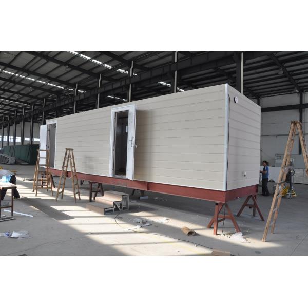 Quality Prefab Mobile Cabin House / Steel Frame Prefab Modular Homes For Guard House for sale