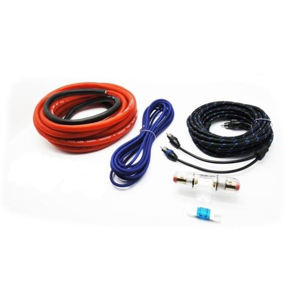 Quality 4awg Amp Installation Cable Kit 2500W Car Audio Cables Kit with Bare Copper for sale