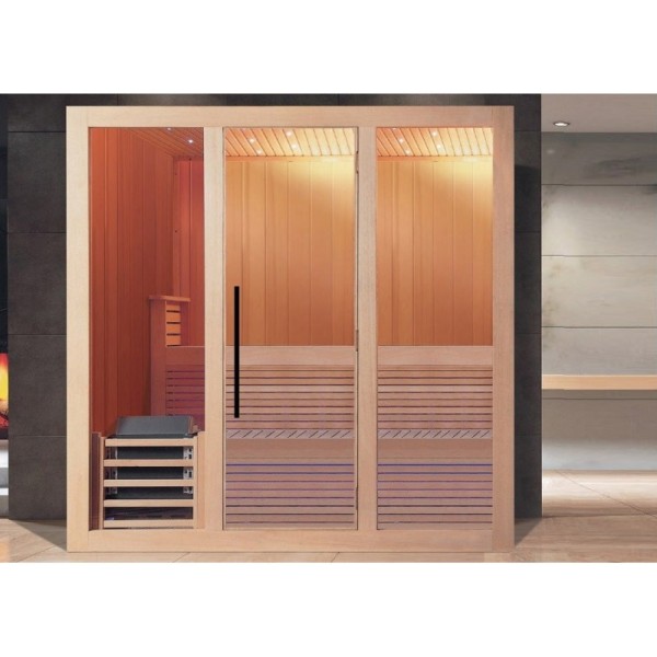 Quality 4 People Adjustable Sauna Room Supported Control Panel With Temp for sale